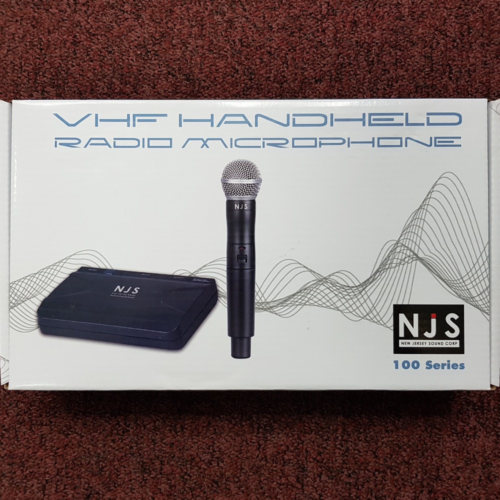 New * NJS VHF Handheld Radio Microphone System - Own4Less